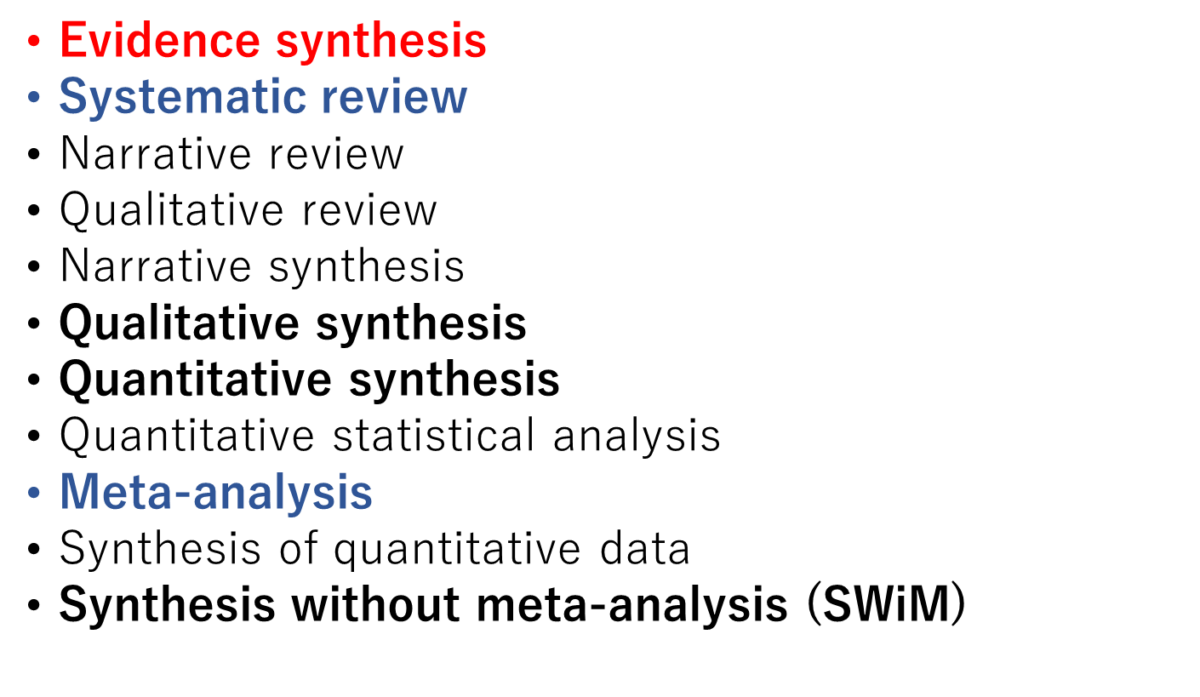 Narrative synthesis in systematic reviews – InfoZ@net